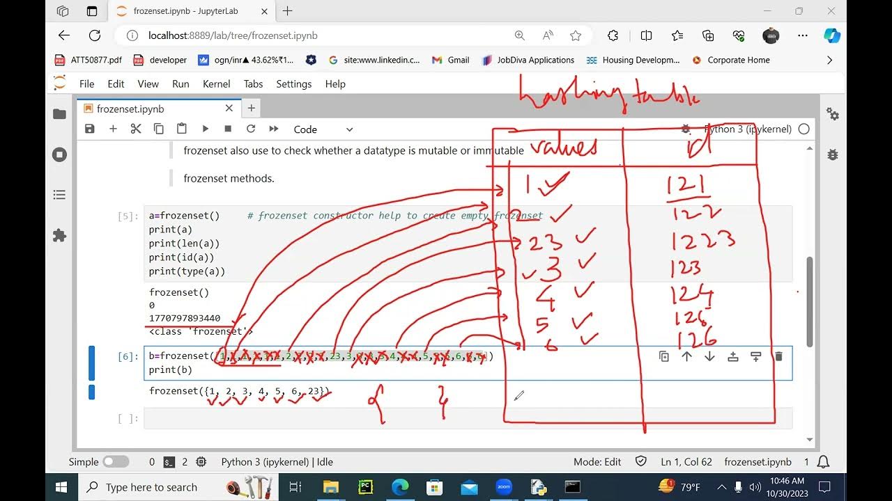 Python frozenset datatype Part 1 - YouTube