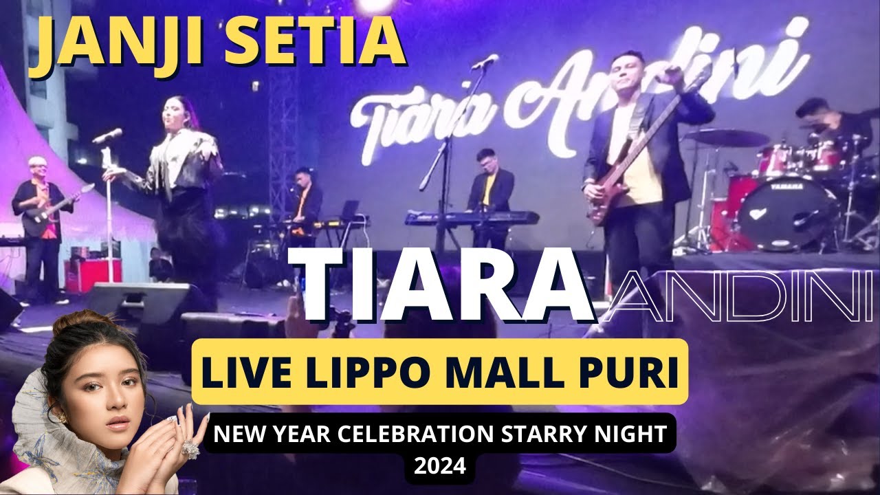 Tiara Andini - Janji Setia | Live Lippo Mall Puri - YouTube