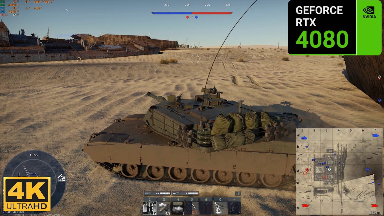 War Thunder USA : RTX 4080 16 GB (4K Ultra Graphics) - YouTube