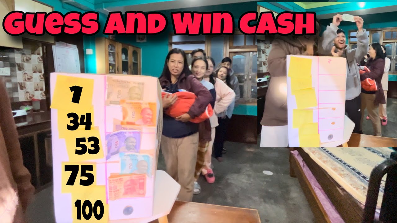 Guess The Number Win The Cash Challenge With Family // who will win 500 ...