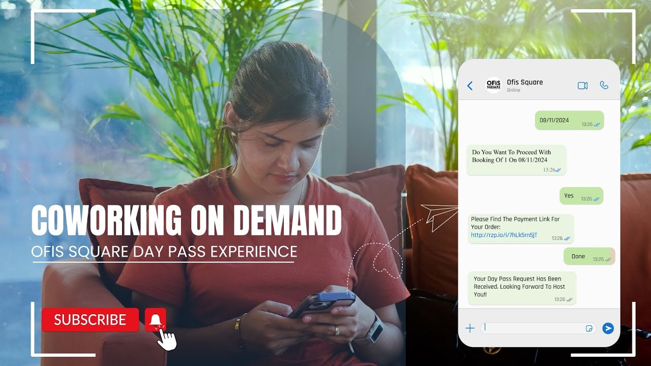 COWORKING ON DEMAND Ofis Square Day Pass Experience - YouTube