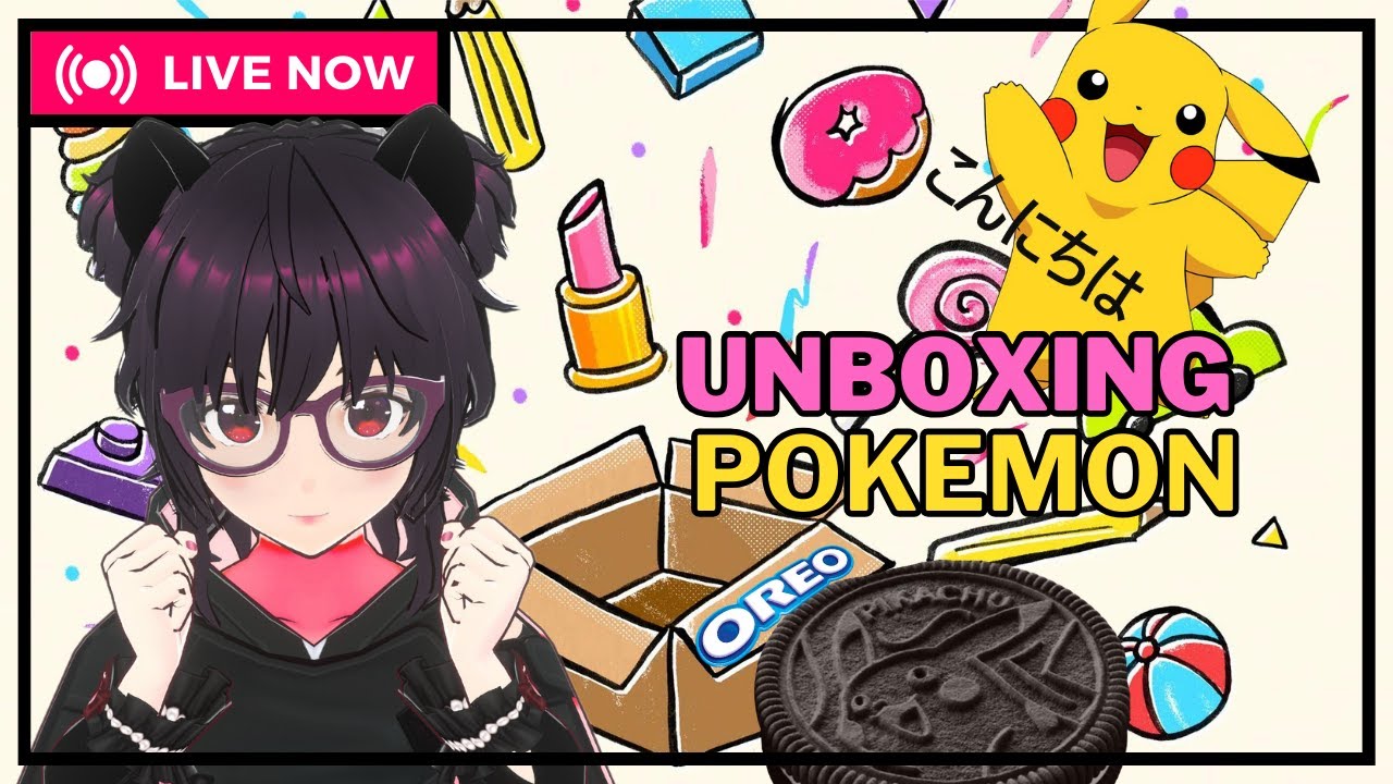 🔴 Live - Unbox Pokemon Oreo Cookies with Zuzuchi and Viewers - YouTube