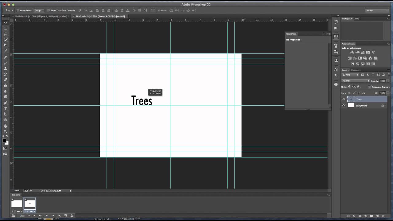 Photoshop CC -Timeline:Animating Type - YouTube