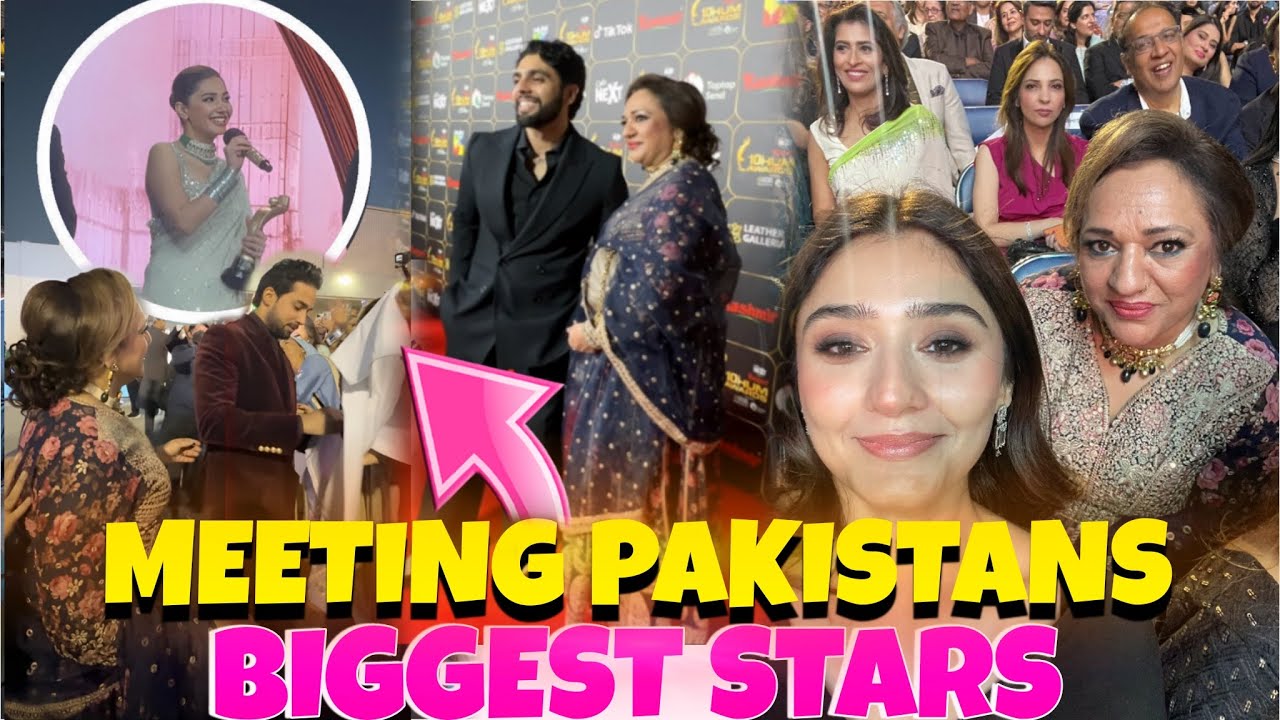 Behind the Scenes With Pakistan’s Most Famous Stars! Hum Awards 2025 ...