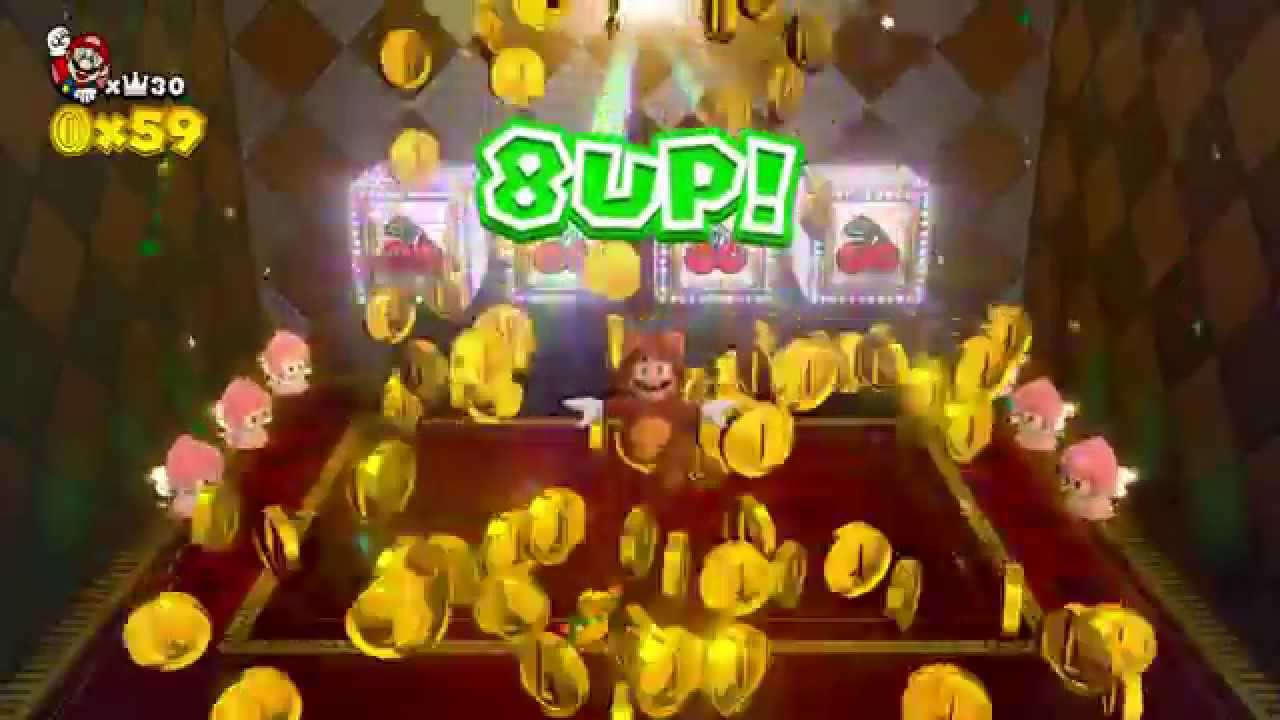 Mario won a Jackpot Super Mario 3D World - YouTube