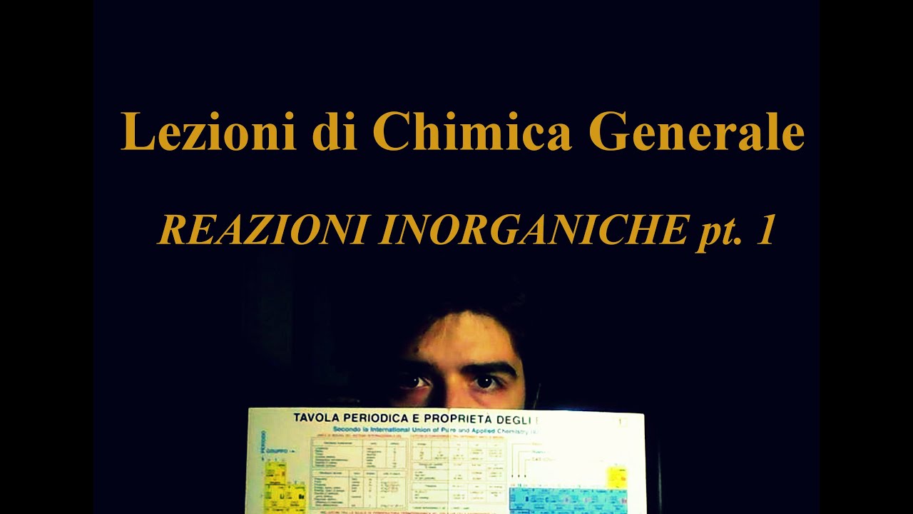 Lezione Di Chimica Base Bilanciamento Reazioni Chimiche Redox Youtube
