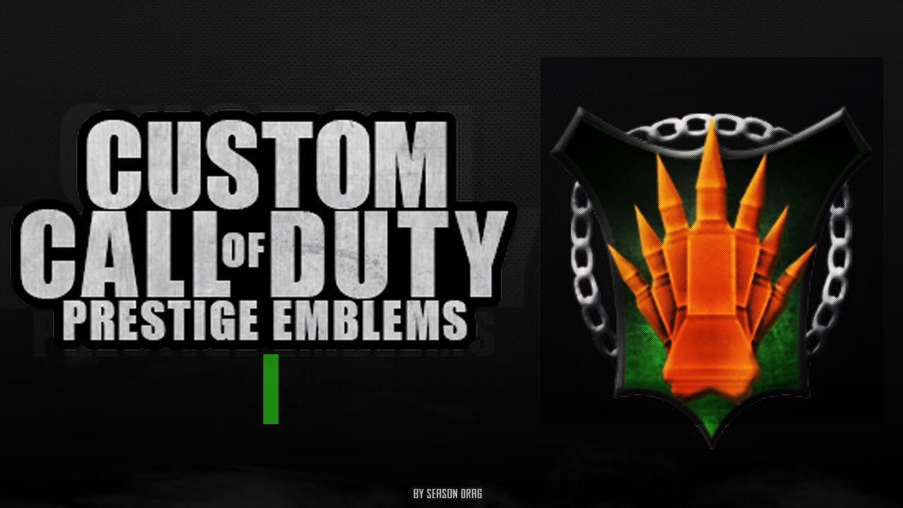 Custom Call Of Duty Prestige Emblems (Prestige 1) - YouTube