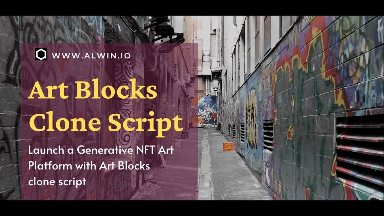 Launch A Generative Nft Art Platform With Art Blocks Clone Script Youtube