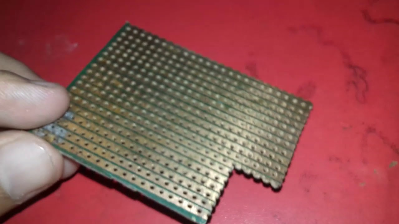 PerfBoard With Columns Connected - YouTube