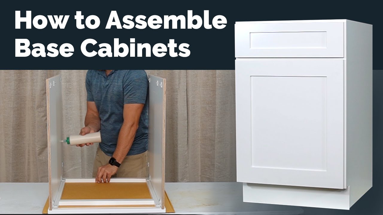 How to Assemble Base Cabinets | Step-by-Step DIY Tutorial - Simply ...