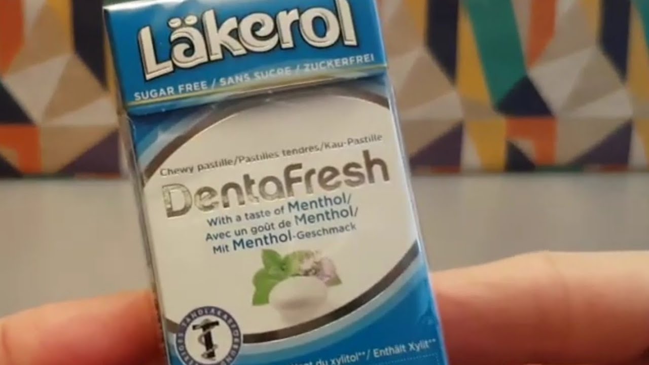 Läkerol Dentafresh Menthol - Random Reviews - YouTube