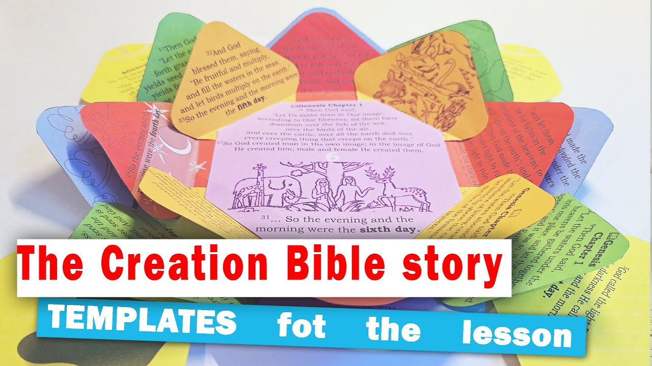 The Creation Bible story | Craft Ideas for Sunday School lessons - YouTube