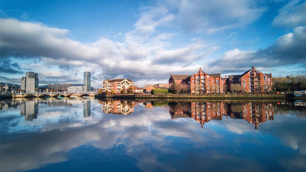 Belfast Amazing Drone Footage, Best view of City - YouTube