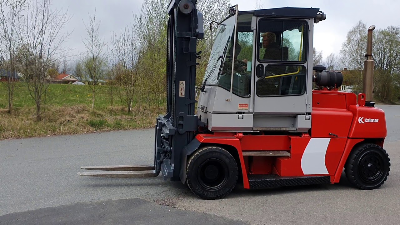 Dieseltruck Kalmar DCE 80-6 - YouTube
