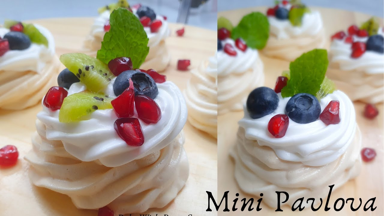 MINI PAVLOVA | PAVLOVA RECIPE | HOW TO MAKE PAVLOVA - YouTube