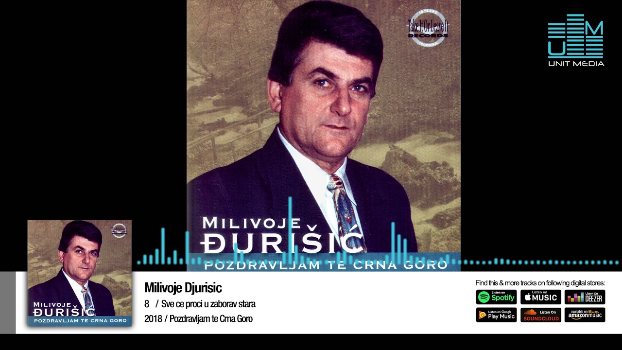 Milivoje Djurisic | Sve ce proci u zaborav stara - YouTube