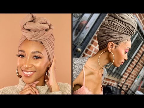10 WAYS TO TIE MY HEAD WRAPS SCARF / TURBANS (Short Natural Hair & TWA Friendly)