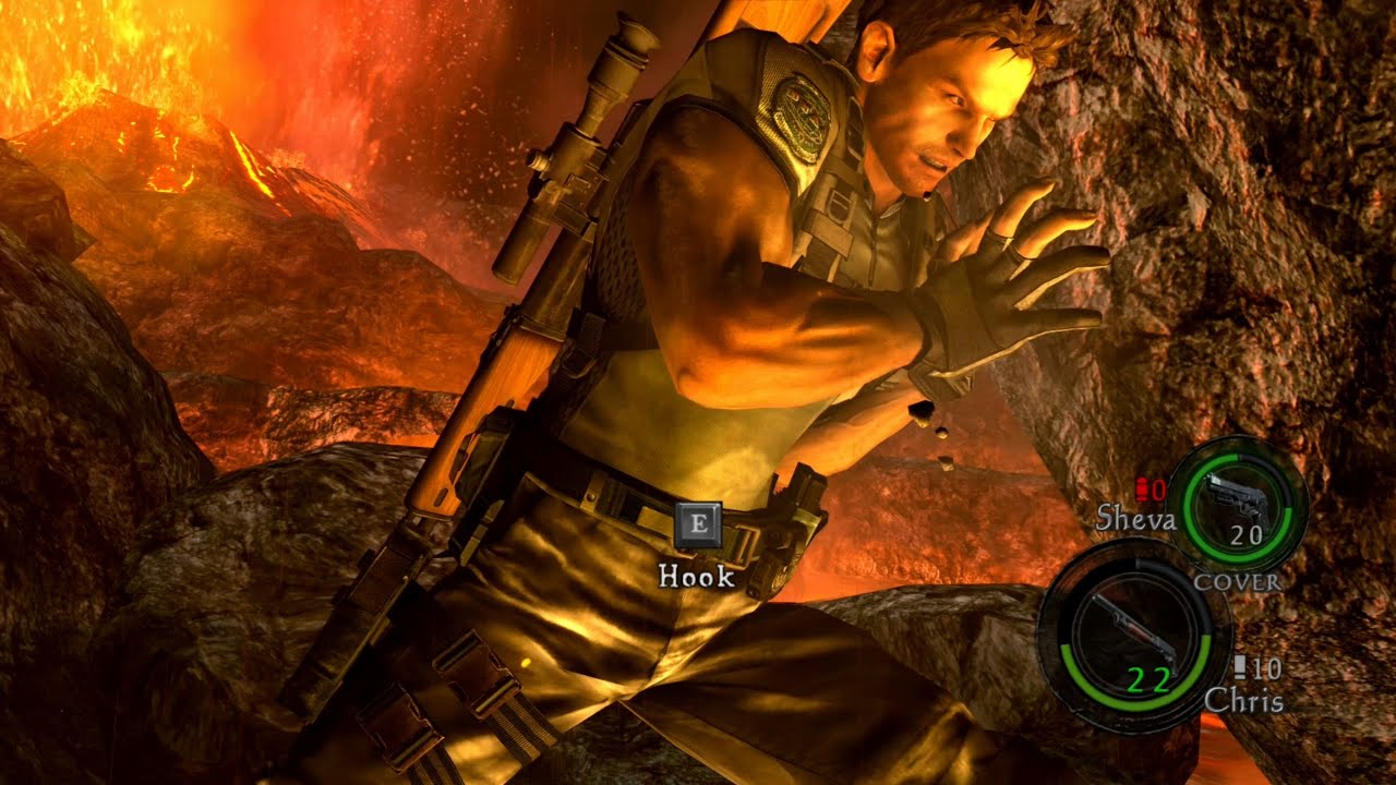 Resident Evil 5 Chris Redfield Heroic Boulder Punch - YouTube
