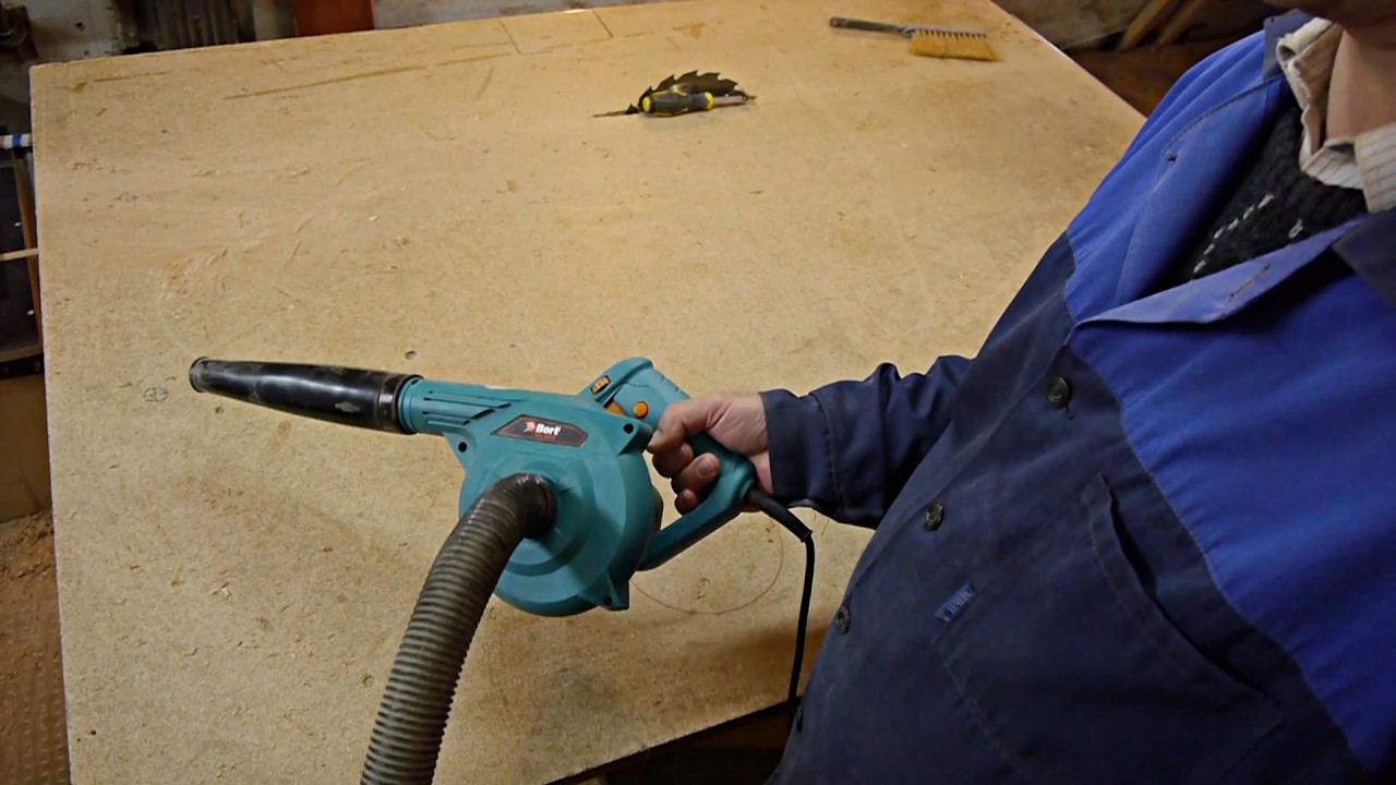 Воздуходувка в столярной мастерской. - YouTube