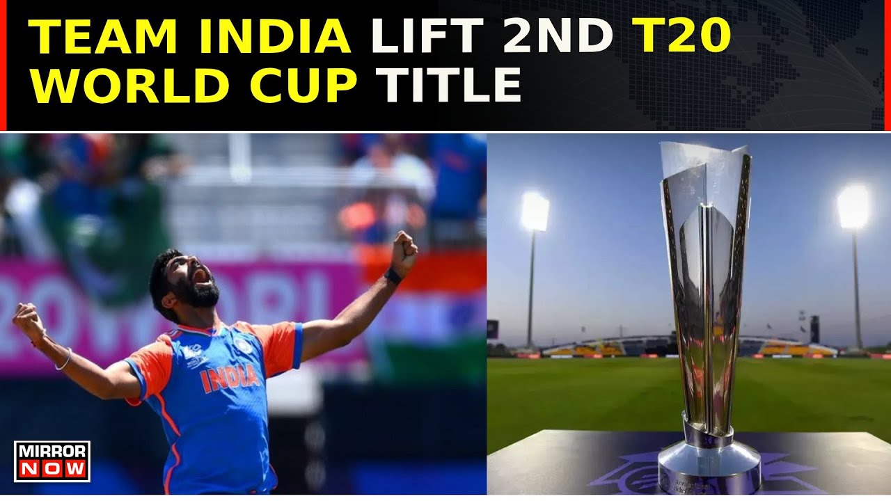 Men In Blue Lift T20 World Cup Trophy | Rohit Sharma, Virat Kohli ...