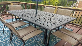Top Aluminum Patio Table | Stylish & Durable Outdoor Dining Solution