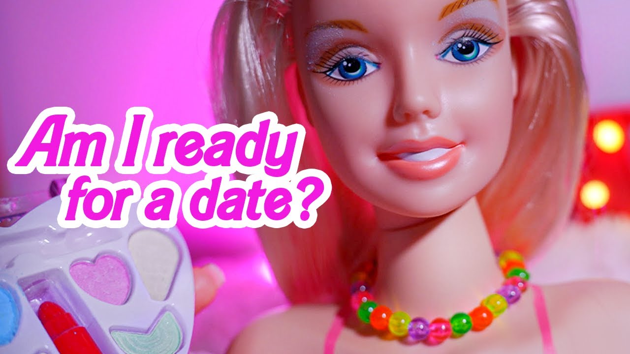 ASMR Barbie's MAKEUP / HAIR - YouTube