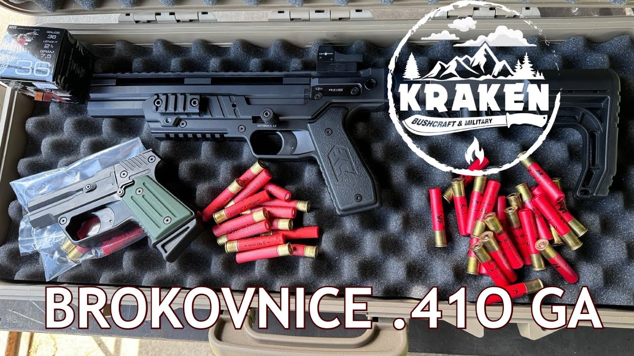 Gladiator F41 broková karabina - Detonics - YouTube