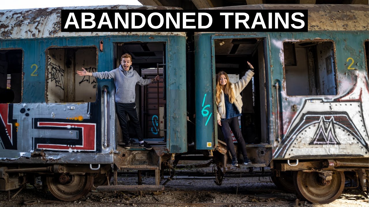 EXPLORING AN ABANDONED TRAIN GRAVEYARD (Thessaloniki train cemetery ...