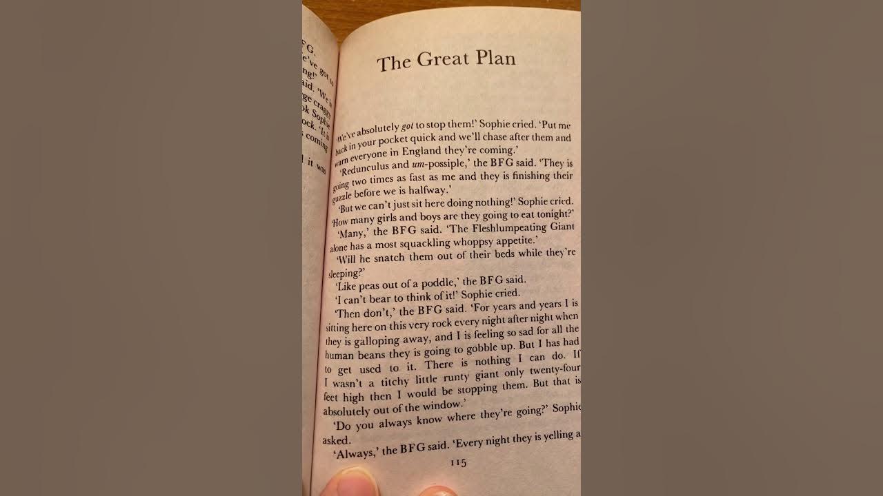 The BFG - Chapter 15 Read-aloud - YouTube