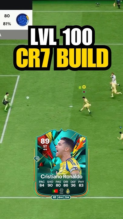 Level 100 Cristiano Ronaldo Build Tutorial in FC 25 Pro Clubs🥵 #eafc25 ...