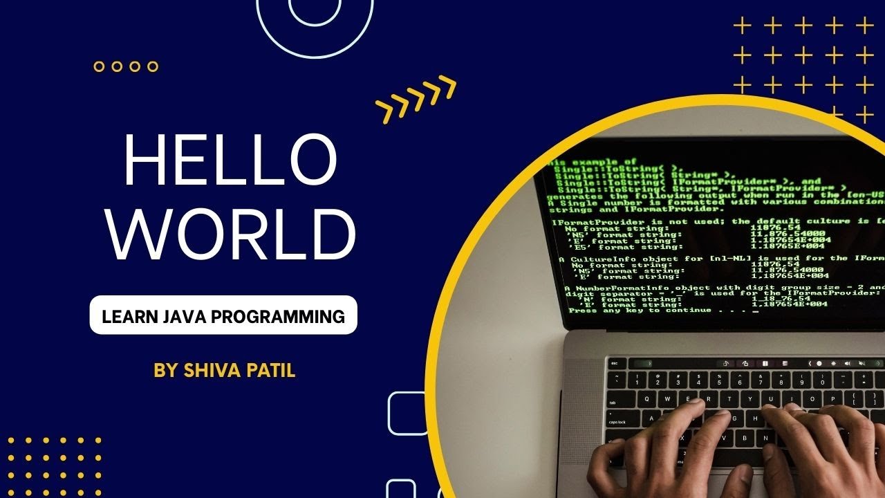 Write First Hello World Program In Java Learn Java Programming 7006