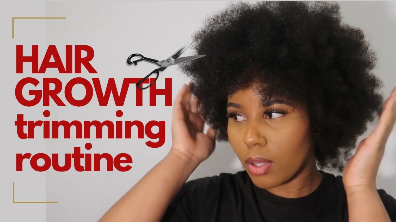 Hair trimming tutorial for short hair to help with HAIR GROWTH!!! - YouTube