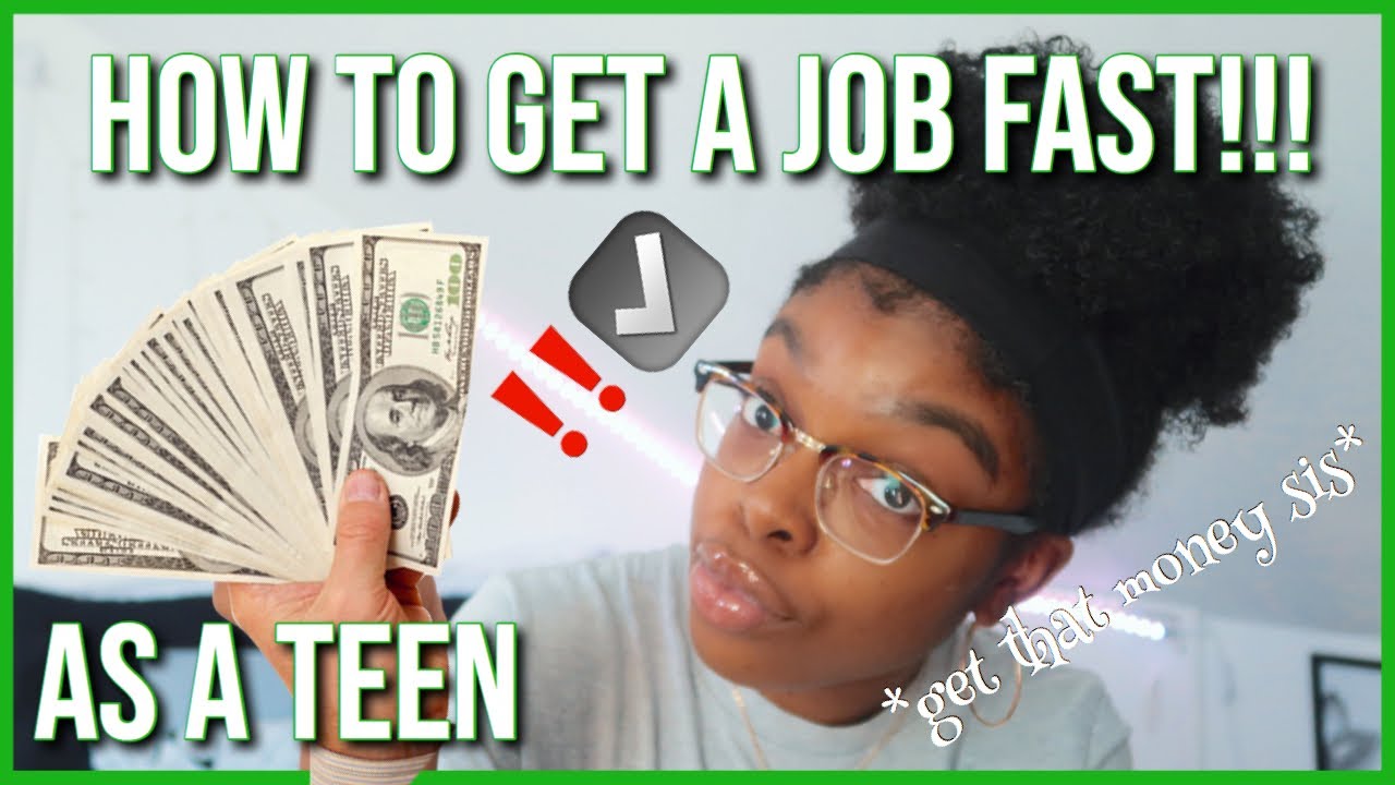HOW TO GET A JOB AS A TEENAGER FAST (no experience) | Applying ...