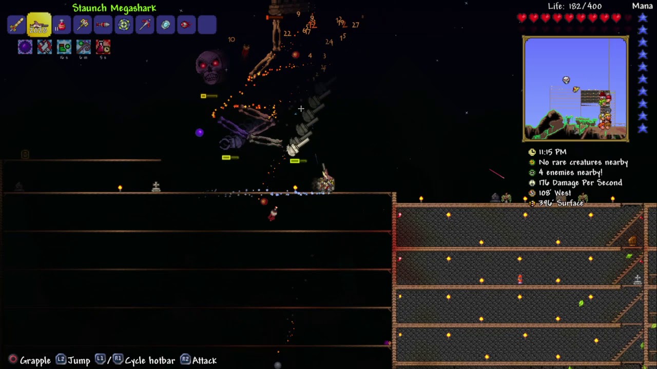 Terraria Skeletron prime - YouTube