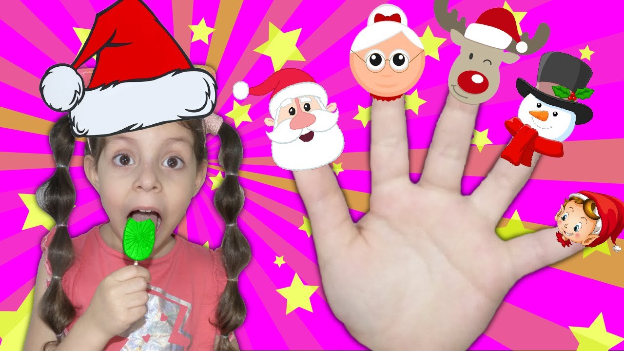 Jingle bells and Finger Family Christmas songs - YouTube