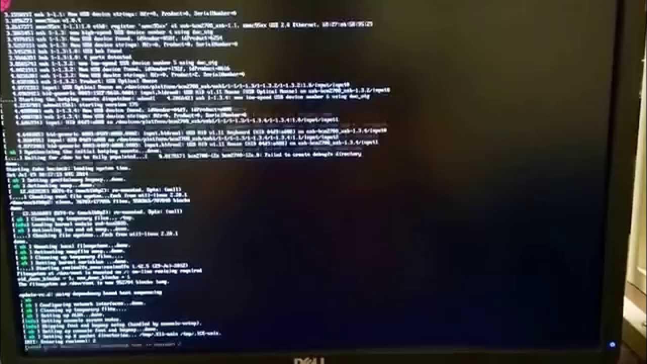Raspberry Pi First Boot - YouTube