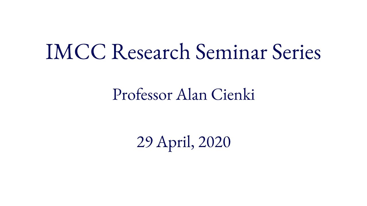Metaphor in speech, gesture, and thought - Professor Alan Cienki - YouTube