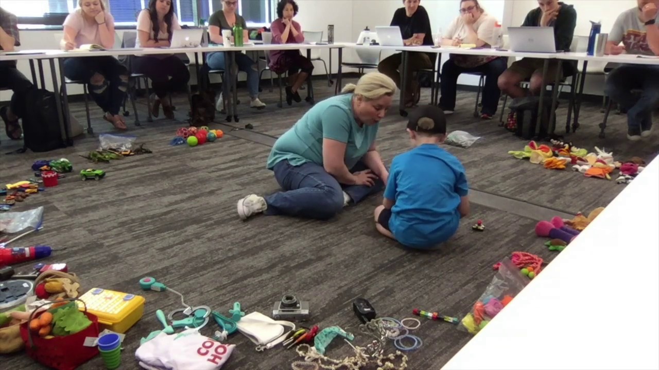 In Class Demonstration of CCPT- Play Therapy - YouTube