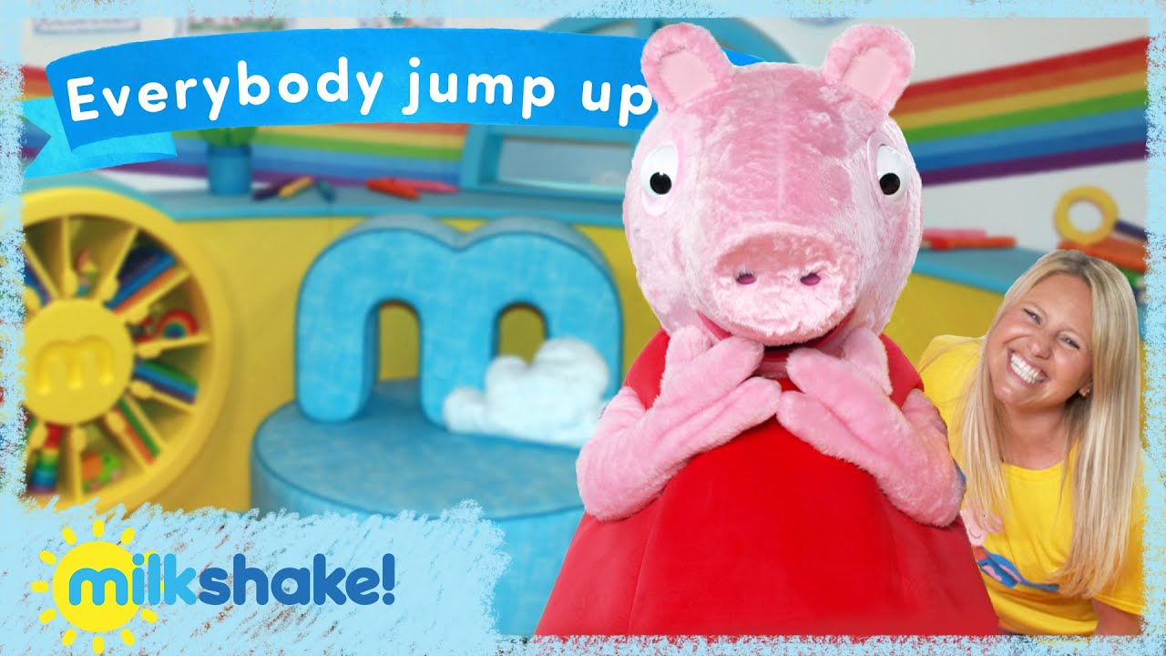 Milkshake! Studio Dances | Everybody Jump Up | Olivia and Peppa Pig ...