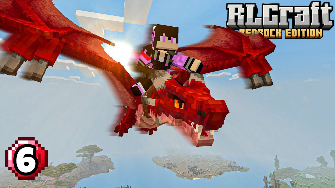 RLCRAFT BEDROCK TẬP 6 - Hành Trình Đi Tìm Rồng Lửa Tại Biome Nấm - YouTube