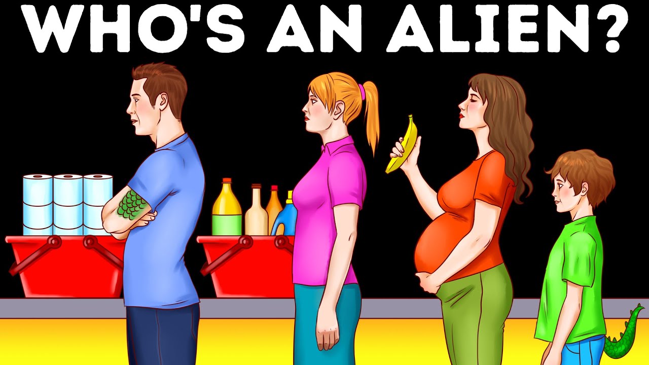 DO YOU SEE AN ALIEN? Mind-Blowing Riddles With Answers! - YouTube