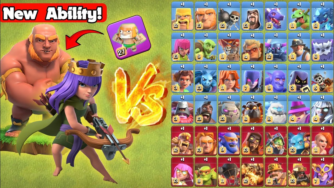 New Action Figure Equipment vs All Max Troops! - Clash of Clans - YouTube