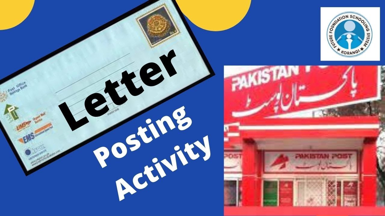 How to post Letter | Letter Posting Activity | Pakistan Post Office ...