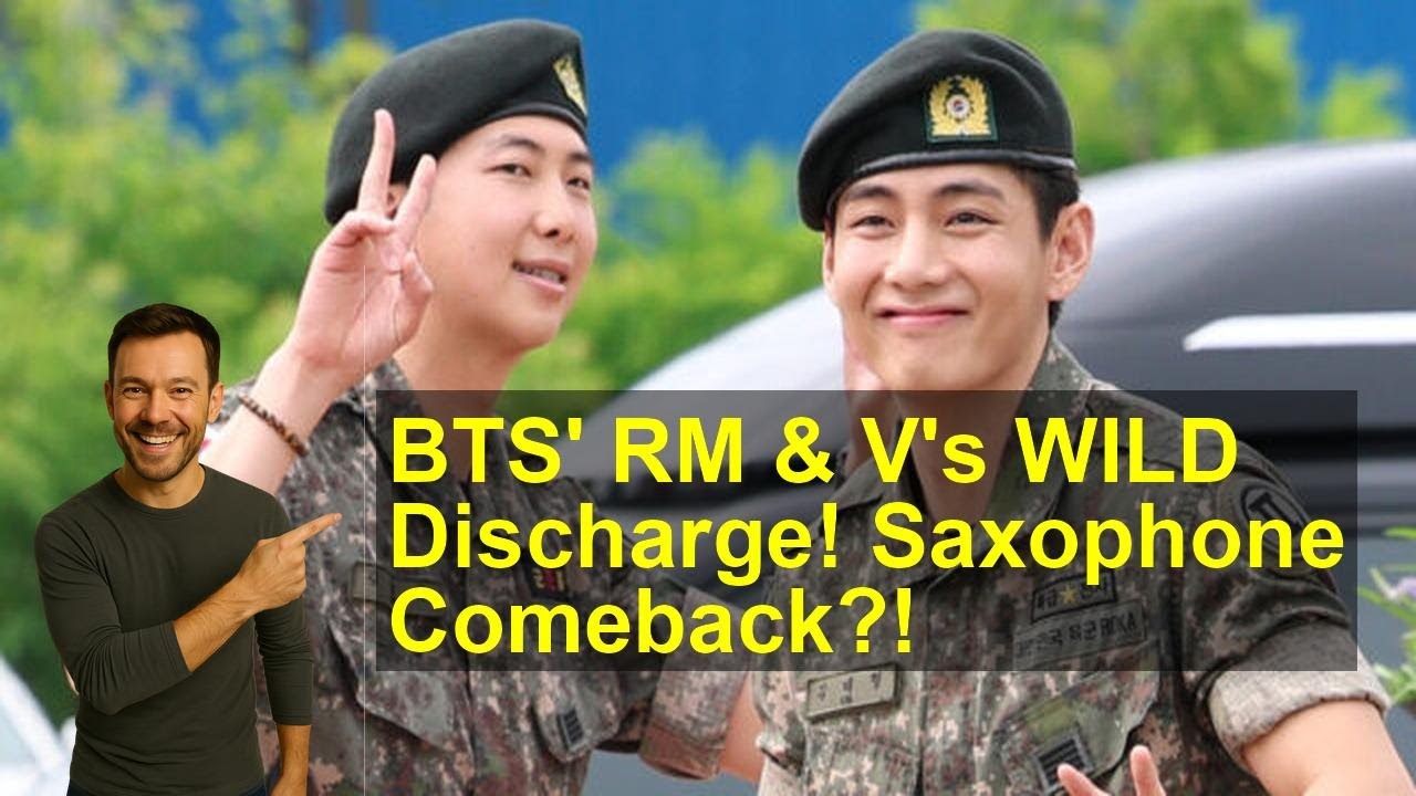 BTS' RM & V's WILD Discharge! Saxophone Comeback?! - YouTube