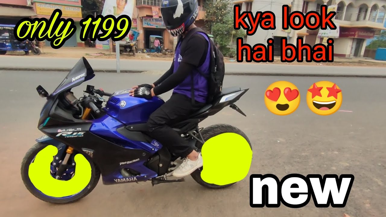 pro disk/r15v4/mt15/r15v3/ cover/new look R15v4 #modified #r15 # ...