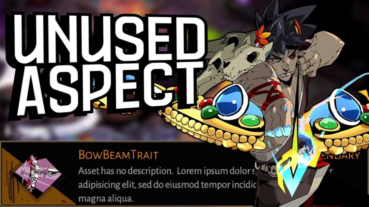 The Secret Unused Bow Aspect: Beam Bow | Hades - YouTube
