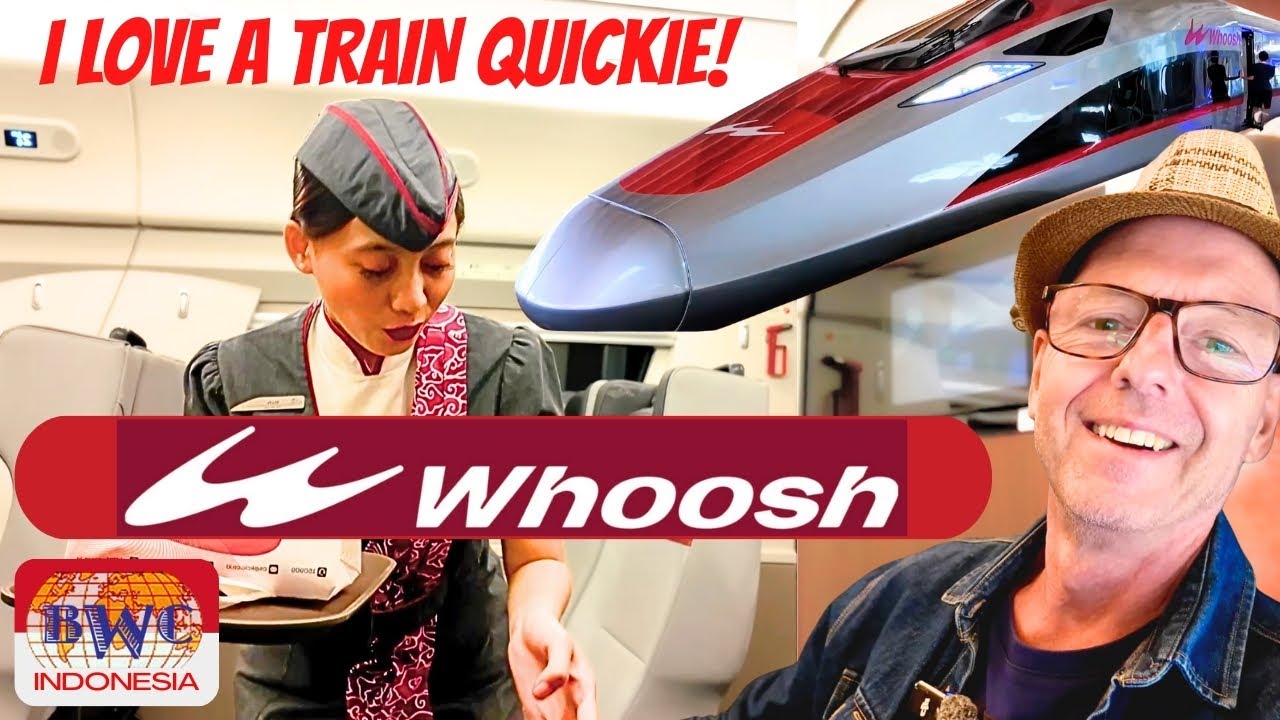 WHOOSH: Foreigner takes FIRST CLASS BULLET TRAIN @350 km/h from Jakarta ...