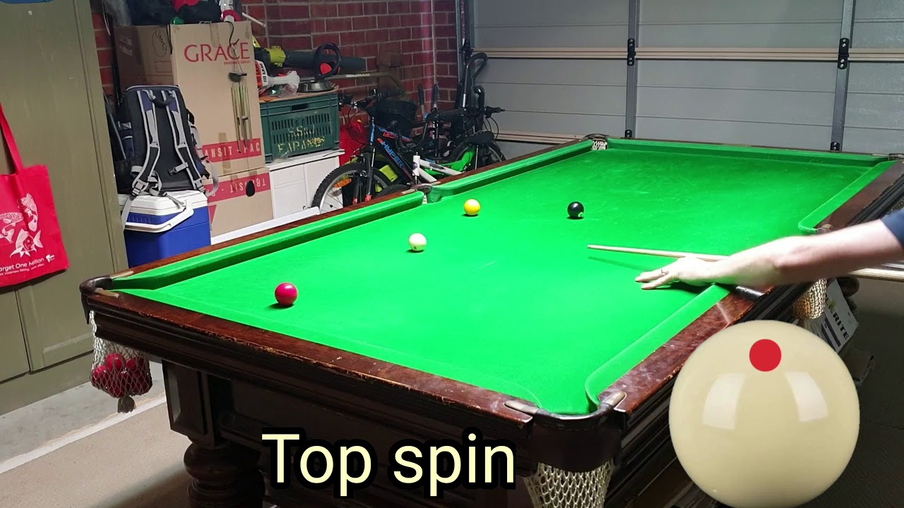 Beginners 8Ball Exercise for beginners Learn 2 shots Stun and top spin ...