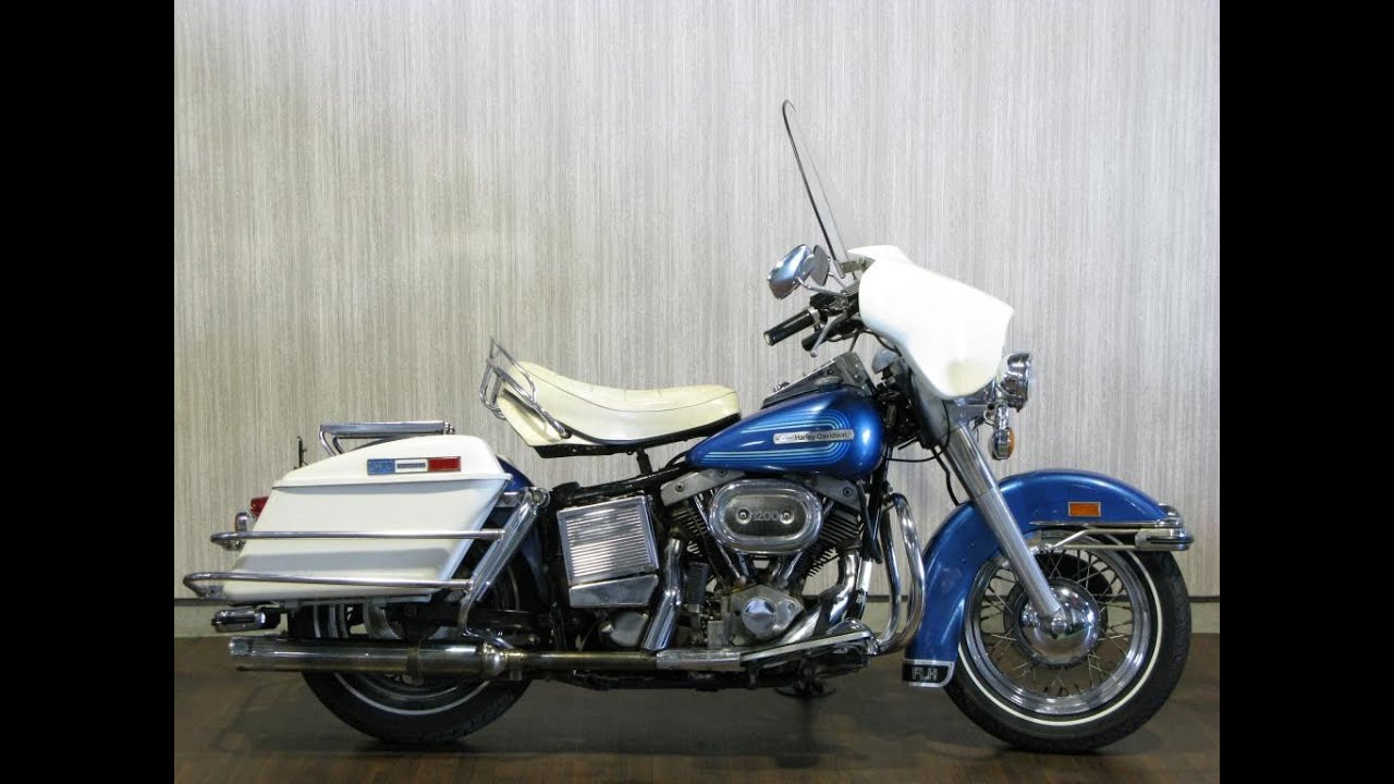 Harley Davidson 1976y FLH shovel - YouTube