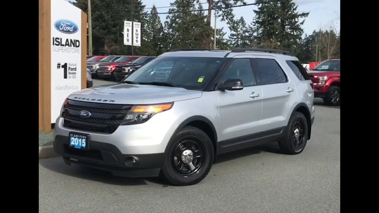 2015 Ford Explorer Sport W/ Nav, Reverse Camera, AWD Review | Island ...